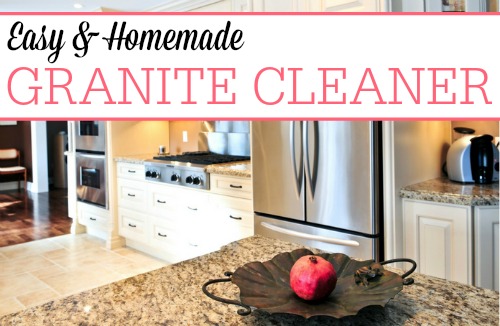 DIY Granite Cleaner - Frugally Blonde